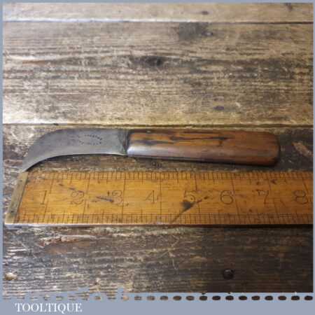 Vintage Cobblers Leatherworking Butt Knife – Good Condition | Tooltique