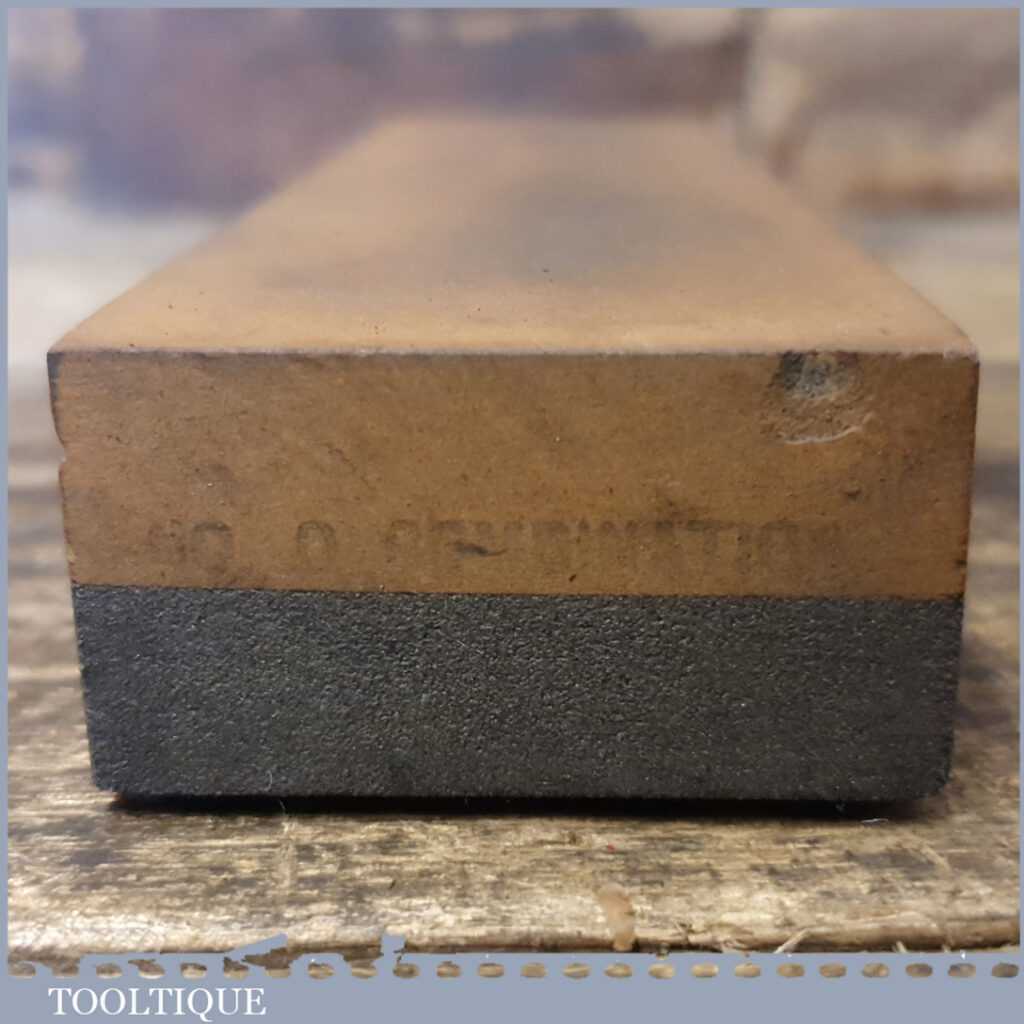 Vintage 8”x 2” India Combination Oil Stone Medium / Fine Grit – Lapped ...