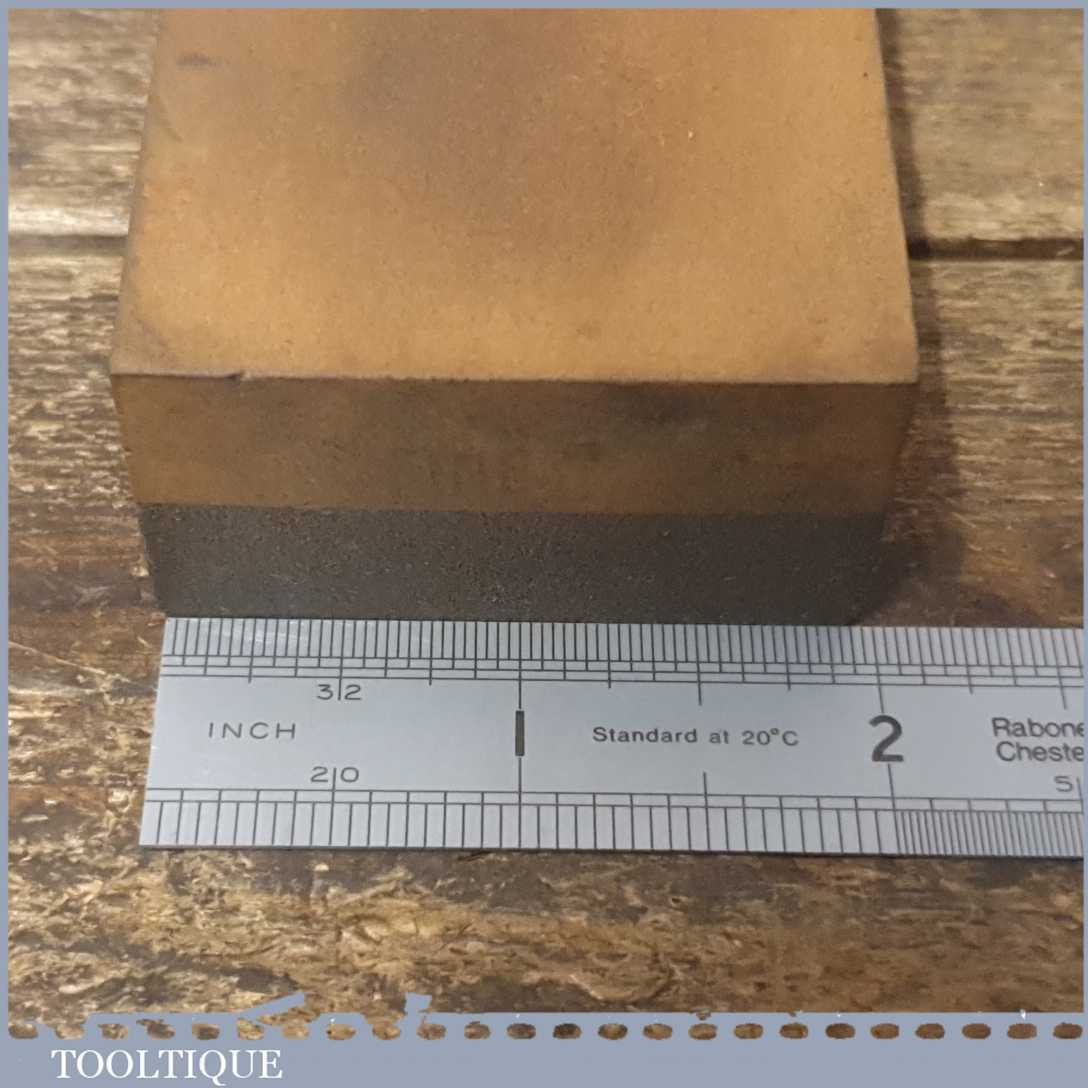Vintage 8”x 2” India Combination Oil Stone Medium / Fine Grit – Lapped ...