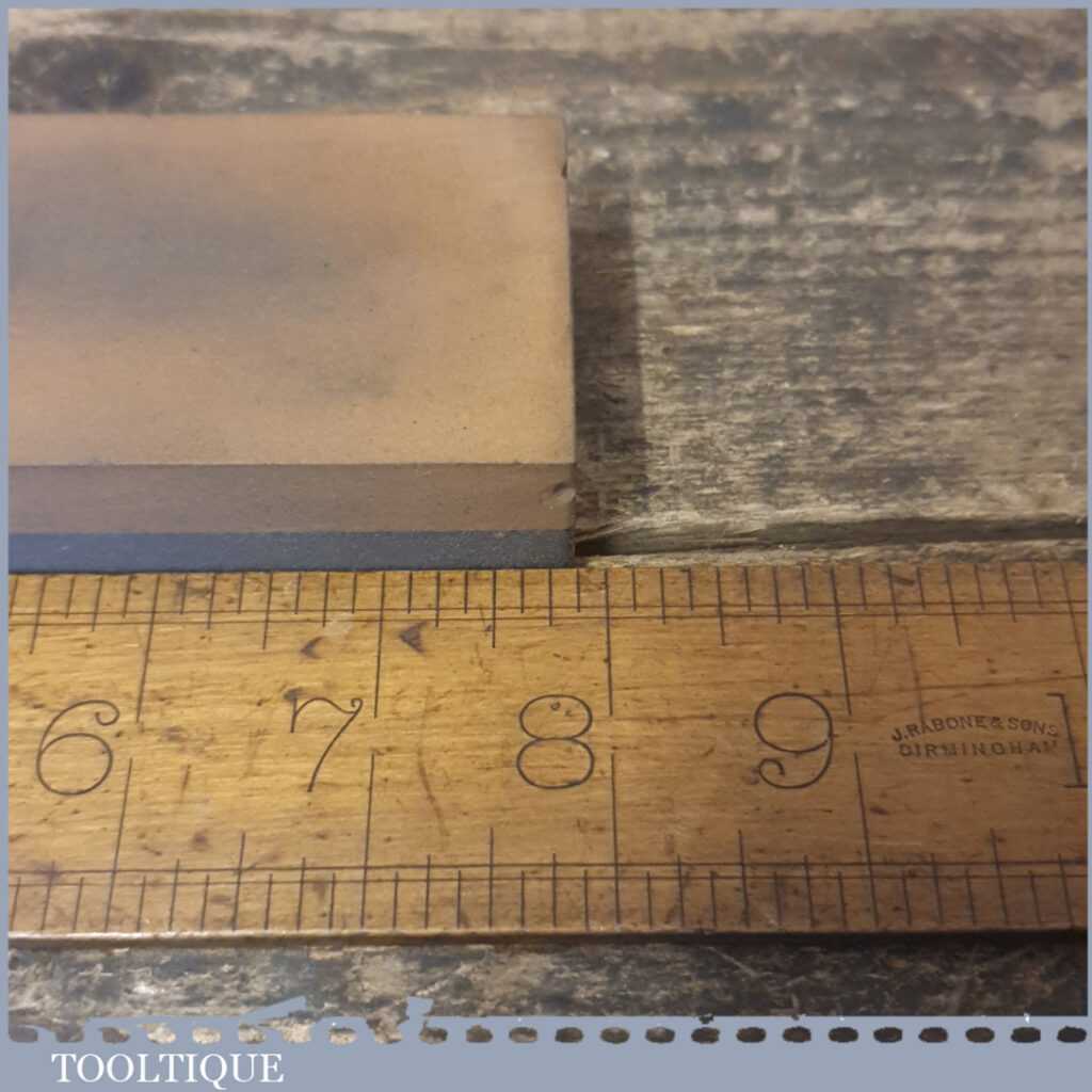 Vintage 8”x 2” India Combination Oil Stone Medium / Fine Grit – Lapped ...