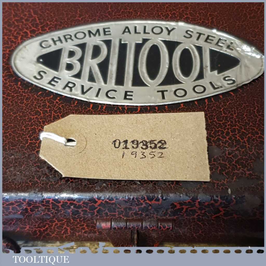 Vintage Britool 26 Piece Hexagon Drive Whitworth Socket Set In Original ...