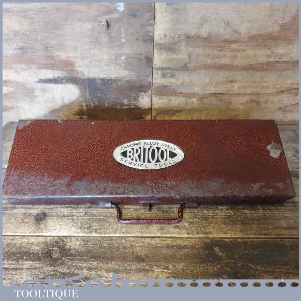 Vintage Britool 26 Piece Hexagon Drive Whitworth Socket Set In Original ...