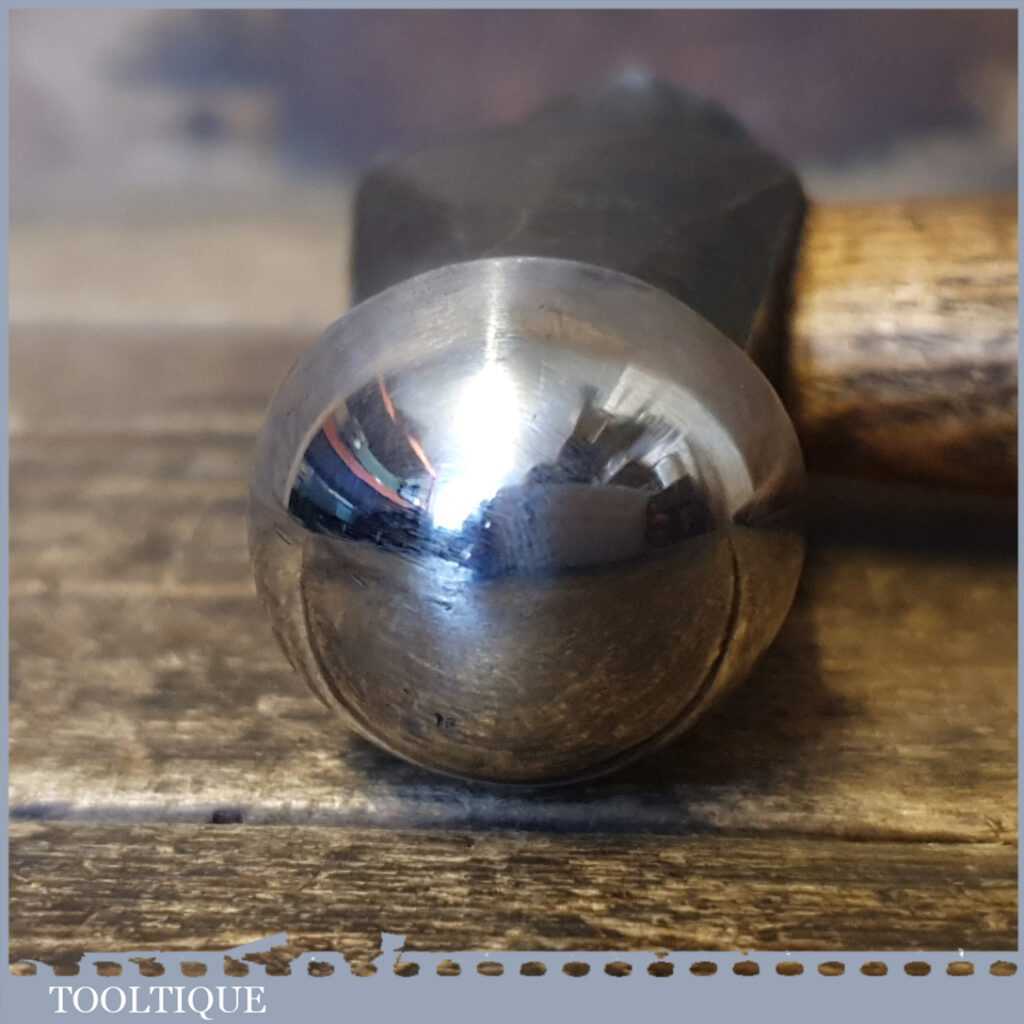 Vintage Panel Beaters Ball Pein Planishing Hammer Hickory Handle ...