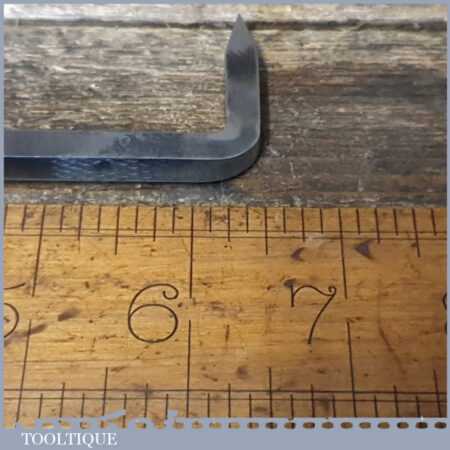 Vintage Cabinetmakers ¼” Drawer Lock Chisel – Sharpened Honed | Tooltique