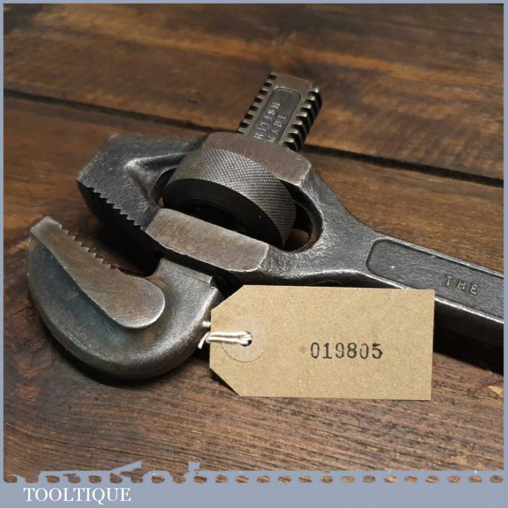 Vintage Garrington Lapwing 18” Adjustable Spanner Or Pipe Wrench – Good ...