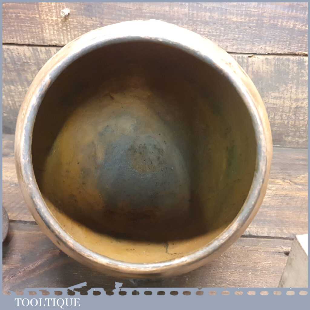 Delightful Antique Brass & Steel Glue Pot Probably French – Decorative ...