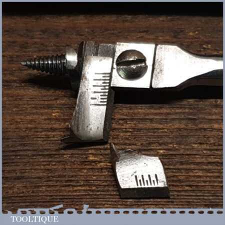 Vintage Wm. Ridgeway Expansion Bit With Two Cutters ½” – 1 ½” Original ...