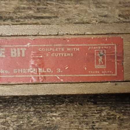 Vintage Wm. Ridgeway Expansion Bit Two Cutters 7/8” – 3” Original Box ...