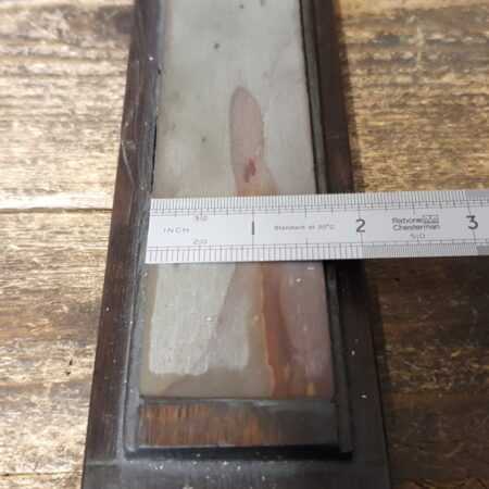 Vintage 9” x 1 ⅝” Natural Charnley Forest Oil Stone Pine Base – Lapped ...
