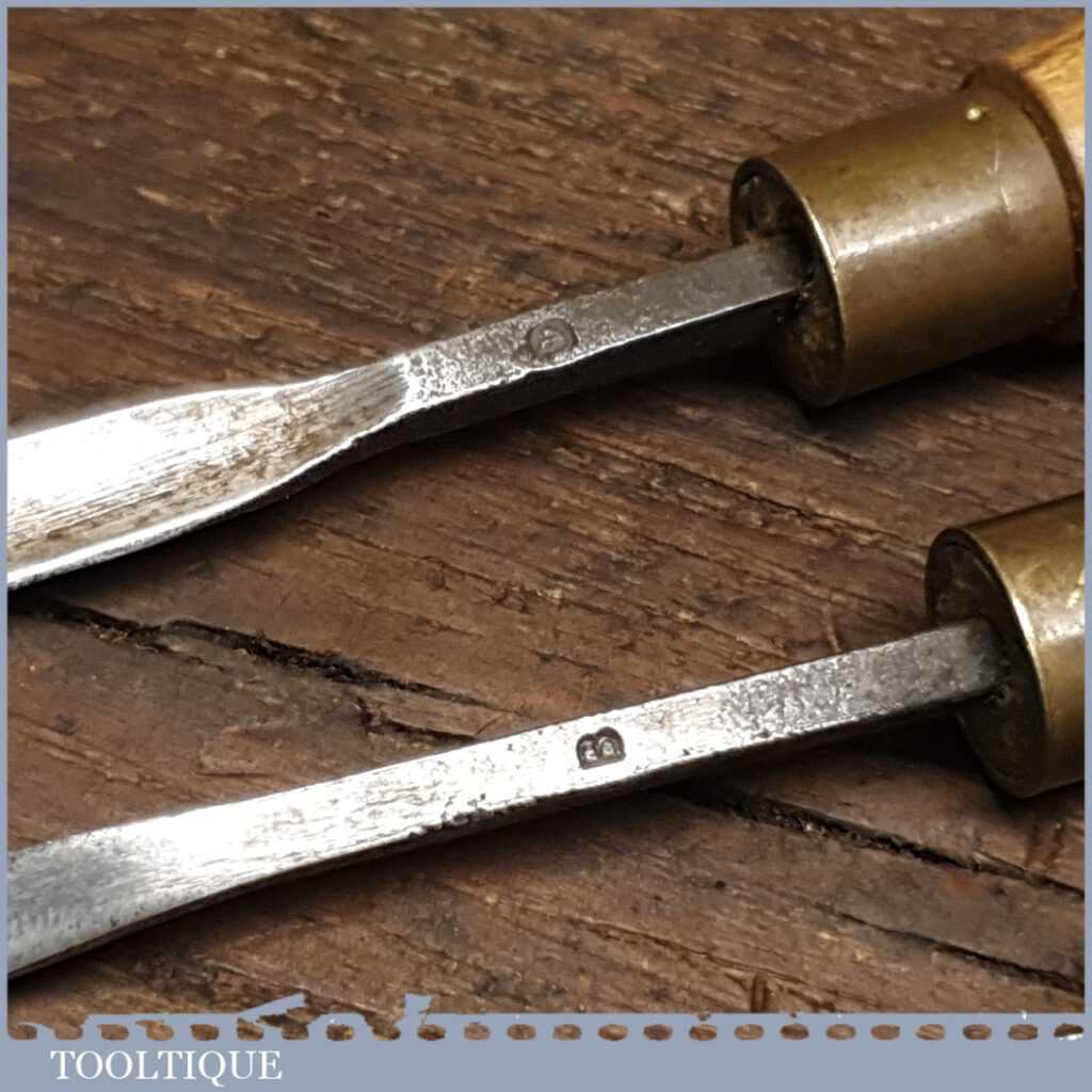 Vintage Set Of 5 No: Robert Sorby Wood Carving Chisels – Fully ...