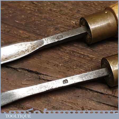 Vintage Set Of 5 No: Robert Sorby Wood Carving Chisels – Fully ...