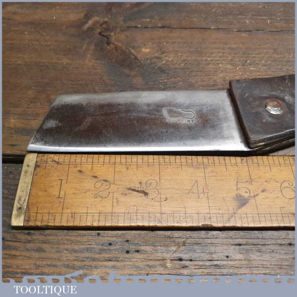 Large Vintage Footprint Cobbler’s Leatherworking Shoemakers Hacking ...