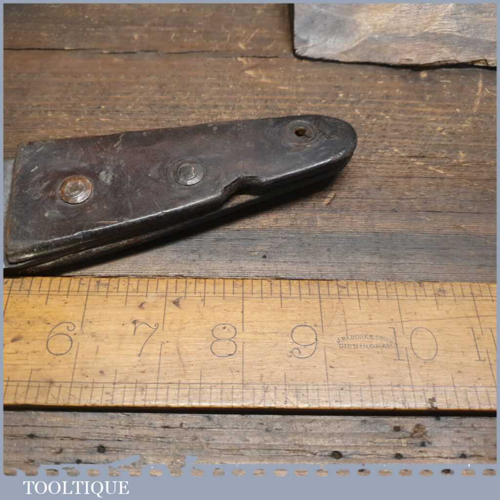 Large Vintage Footprint Cobbler’s Leatherworking Shoemakers Hacking ...
