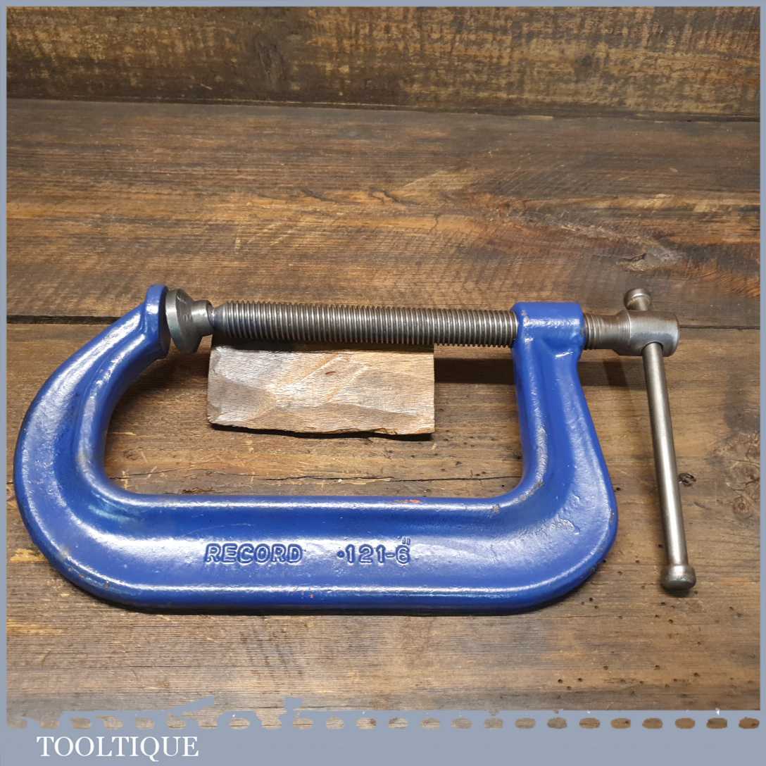 Vintage 6” Record No: 121 Extra Heavy Duty G Clamp – Good Condition ...