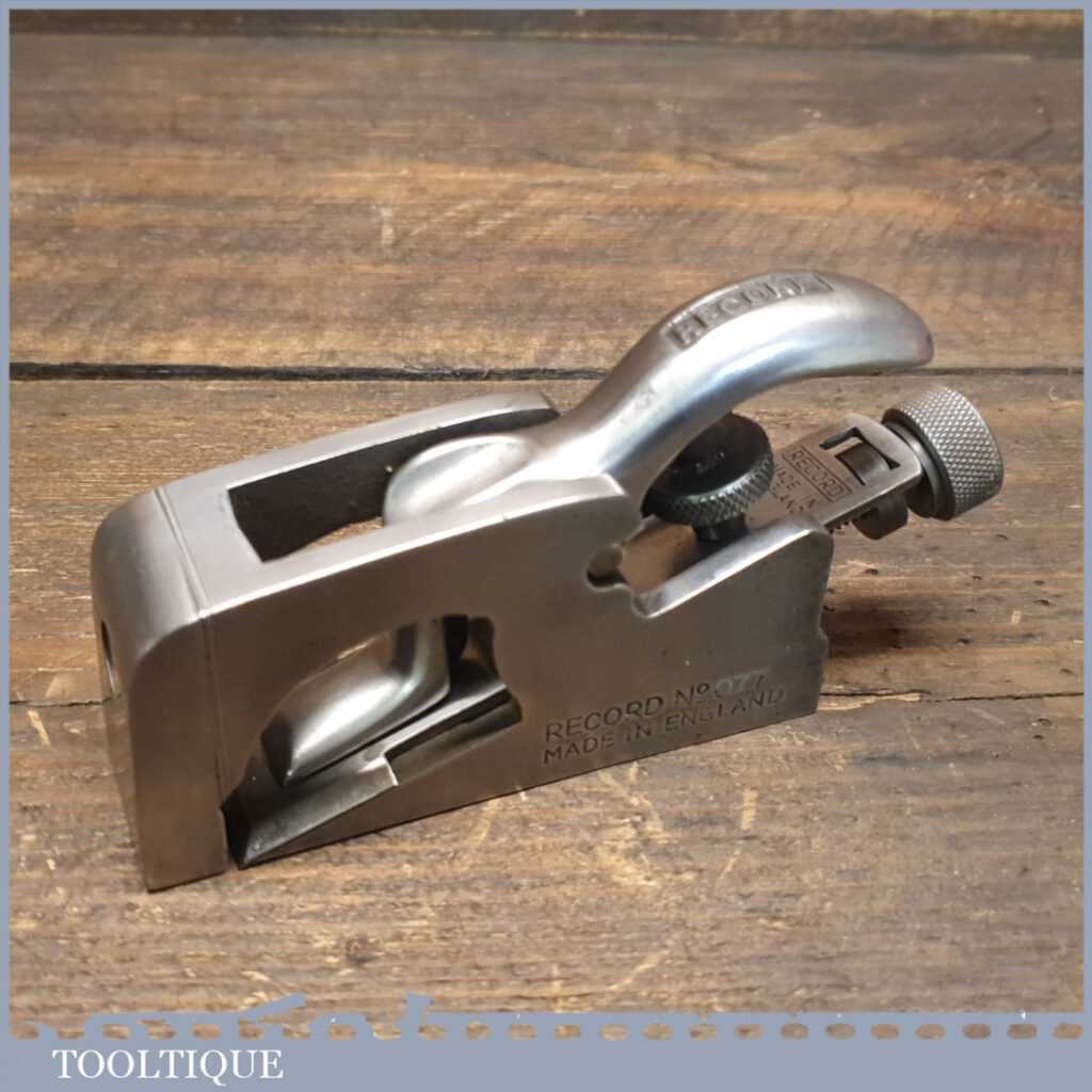 Vintage Record No: 077 Bull Nose Plane – Fully Refurbished Ready To Use ...