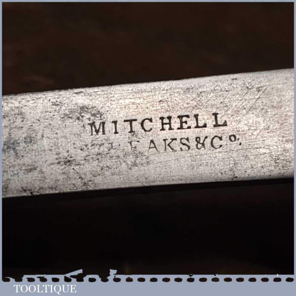 Vintage Mitchell Carpenter’s 3/16” Cast Steel Mortice Chisel ...