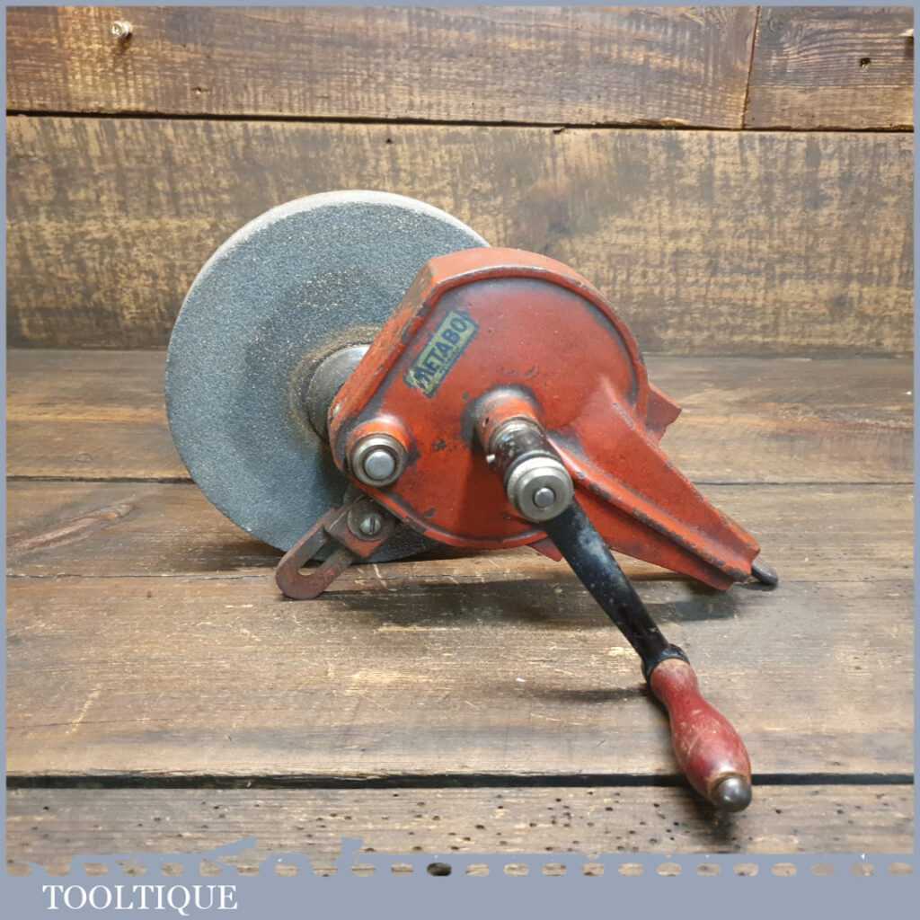 Vintage Metabo Portable Bench Grinding Wheel – Good Condition | Tooltique