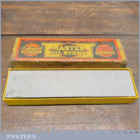 Vintage Boxed Salmen Master Semi Fine Oil Stone – Lapped Flat | Tooltique