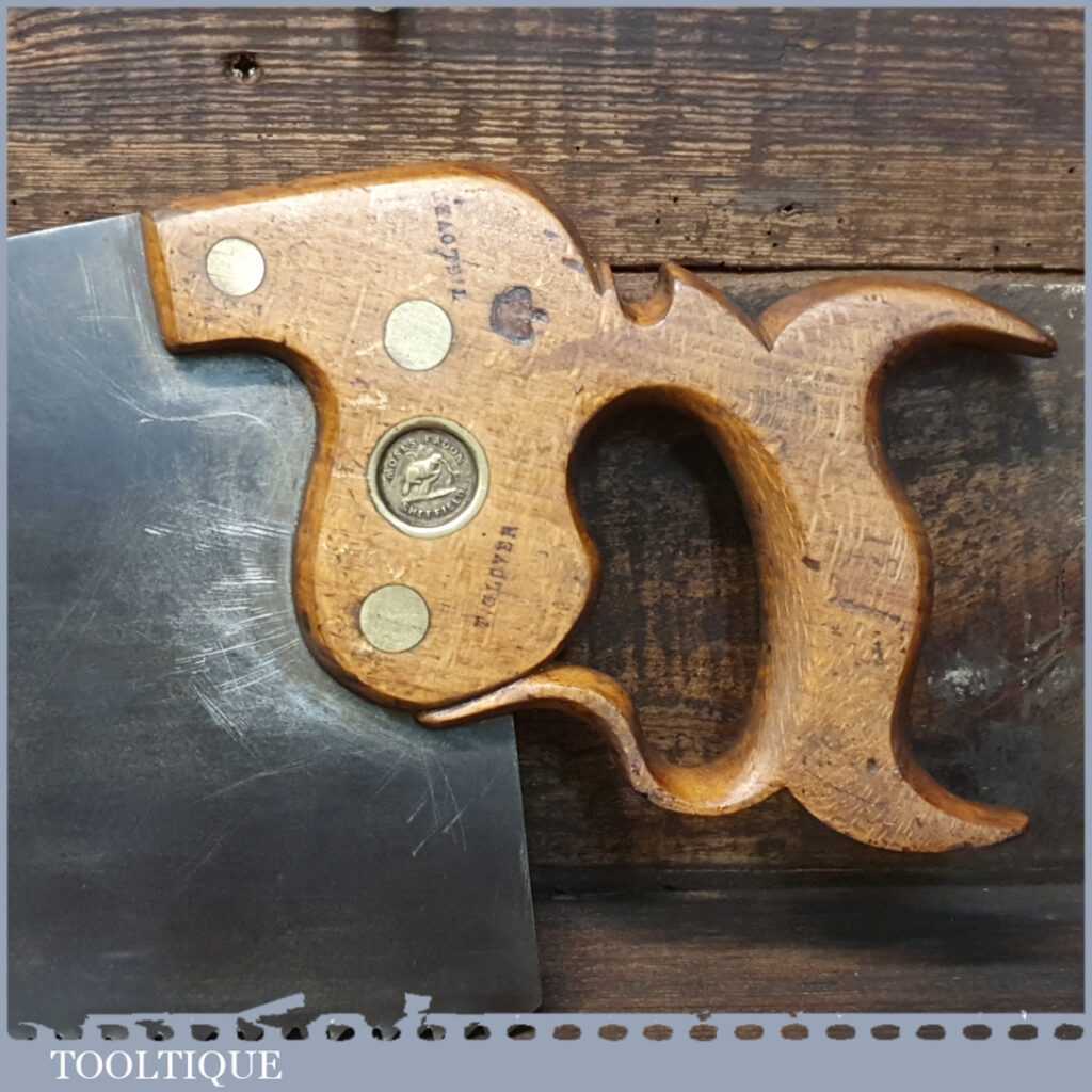 Superb Rare Antique 19th C Moses Eadon 26” Rip Saw – Sharpened ...