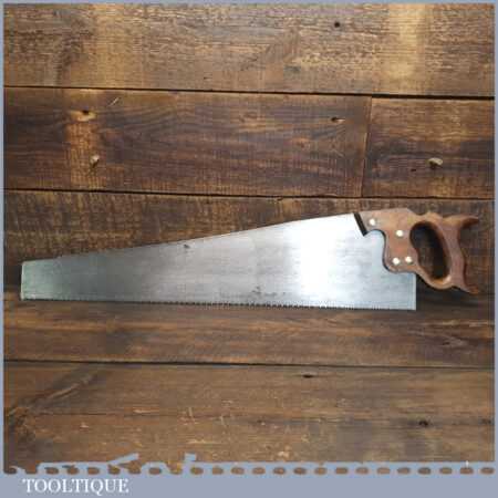 Vintage 24” Rip Saw 6 Tpi – Fully Refurbished Sharpened Ready For Use ...