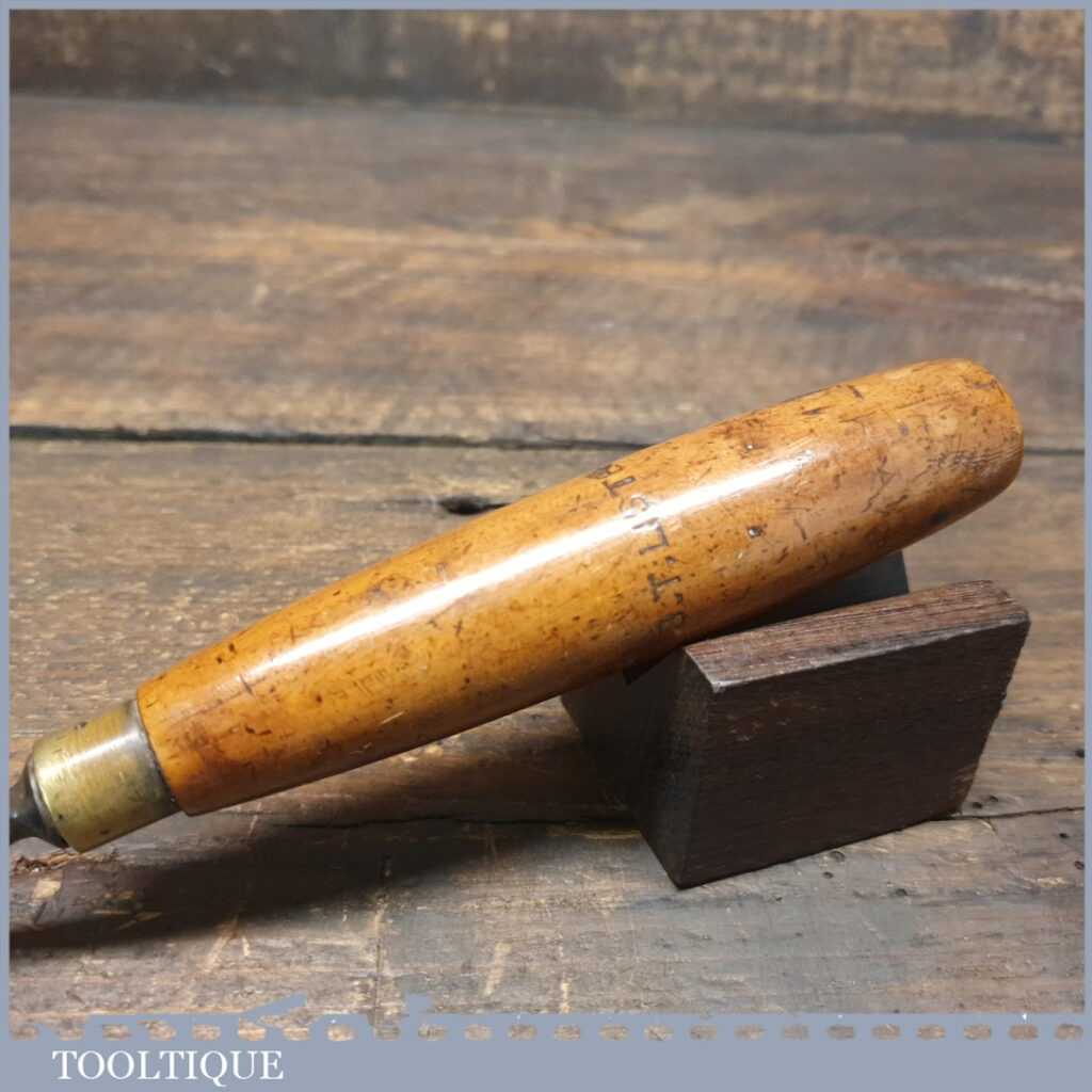 Vintage W Marples & Sons 3/8” Straight Woodcarving Gouge Chisel ...