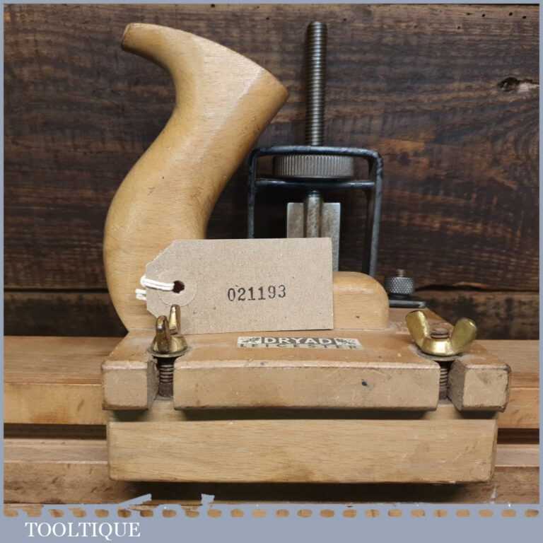 Vintage Dryad Beechwood Bookbinding Plough Plane & Press – Good ...