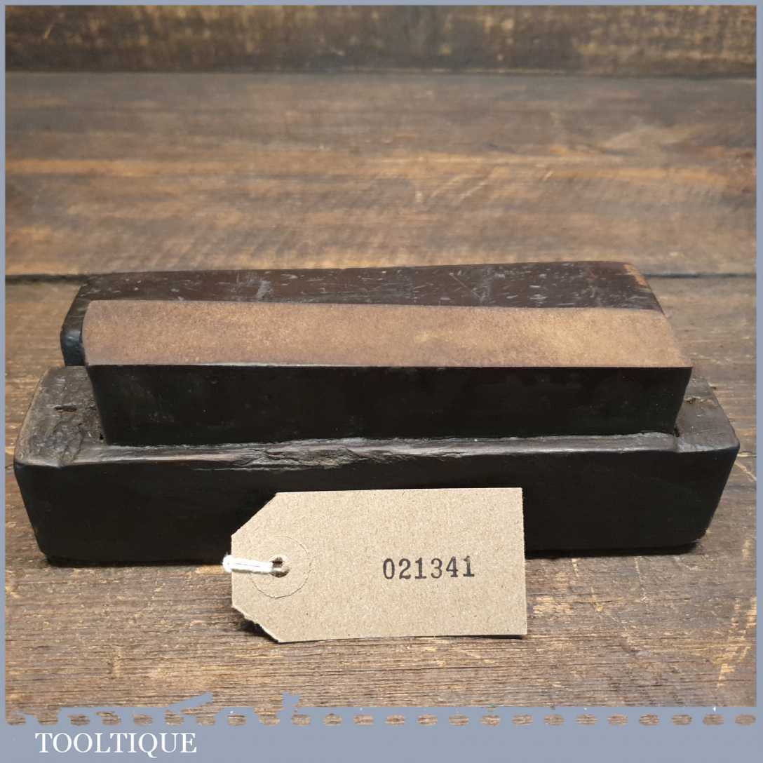 Vintage 5 ½” x 1” Washita Oil Stone In Mahogany Box – Lapped Flat ...