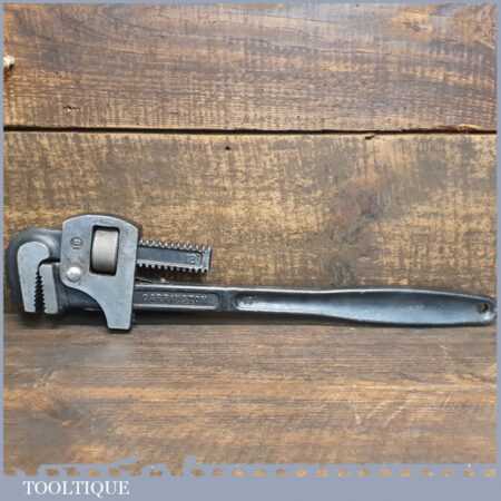Vintage Garrington 18” Stillson Pipe Wrench – Good Condition | Tooltique