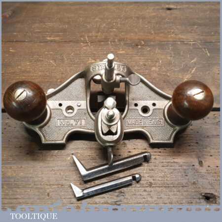 Vintage Stanley England No: 71 Hand Router Plane Complete – Good ...