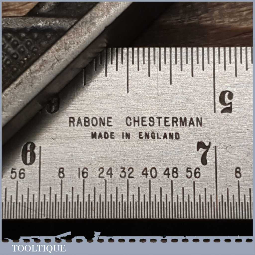 Vintage Rabone Chesterman No: 80/1 Cast Steel Adjustable Combination ...