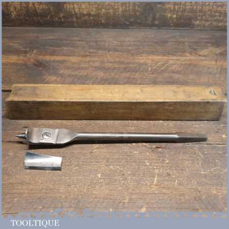 Vintage Wm Ridgeway Expansion Bit With Two Cutters 7/8” – 3” – Original ...