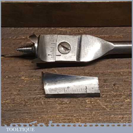 Vintage Wm Ridgeway Expansion Bit With Two Cutters 7/8” – 3” – Original ...