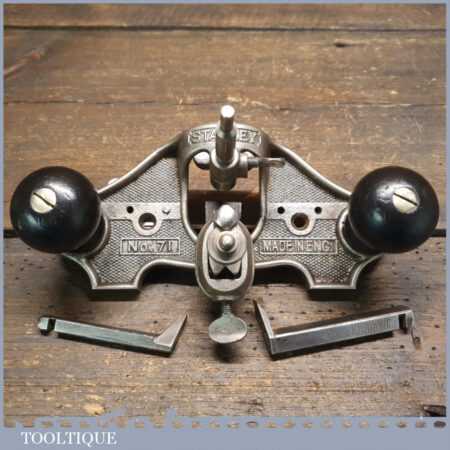 Vintage Stanley England No: 71 Hand Router Plane Complete – Good ...