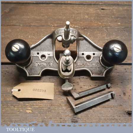 Vintage Stanley England No: 71 Hand Router Plane Complete – Good ...