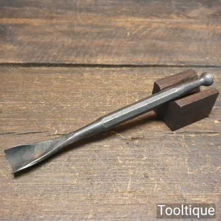 Antique Stonemason’s Mallet Head Stone Dressing Half-Moon Chisel – Good ...