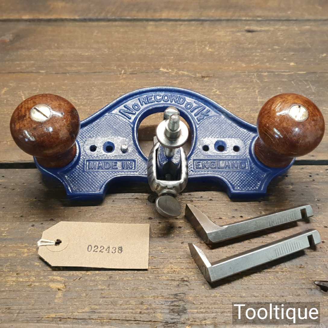 Vintage Record No: 071 ½” Hand Router Plane Complete – Good Condition ...