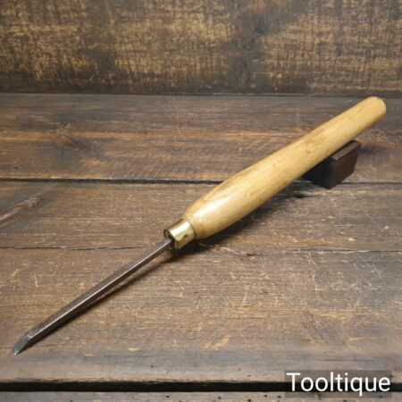 Vintage Ashley Iles Woodturning Chisel – Nice Beechwood Handle | Tooltique