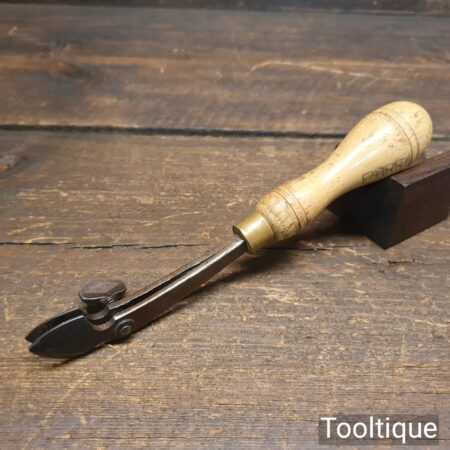Vintage Saddler’s Leatherworking Screw Crease Creasing Iron – Good ...