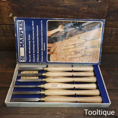 Boxed Set Of 6 Marples No: 1001 Woodturning Chisels – Good Condition ...