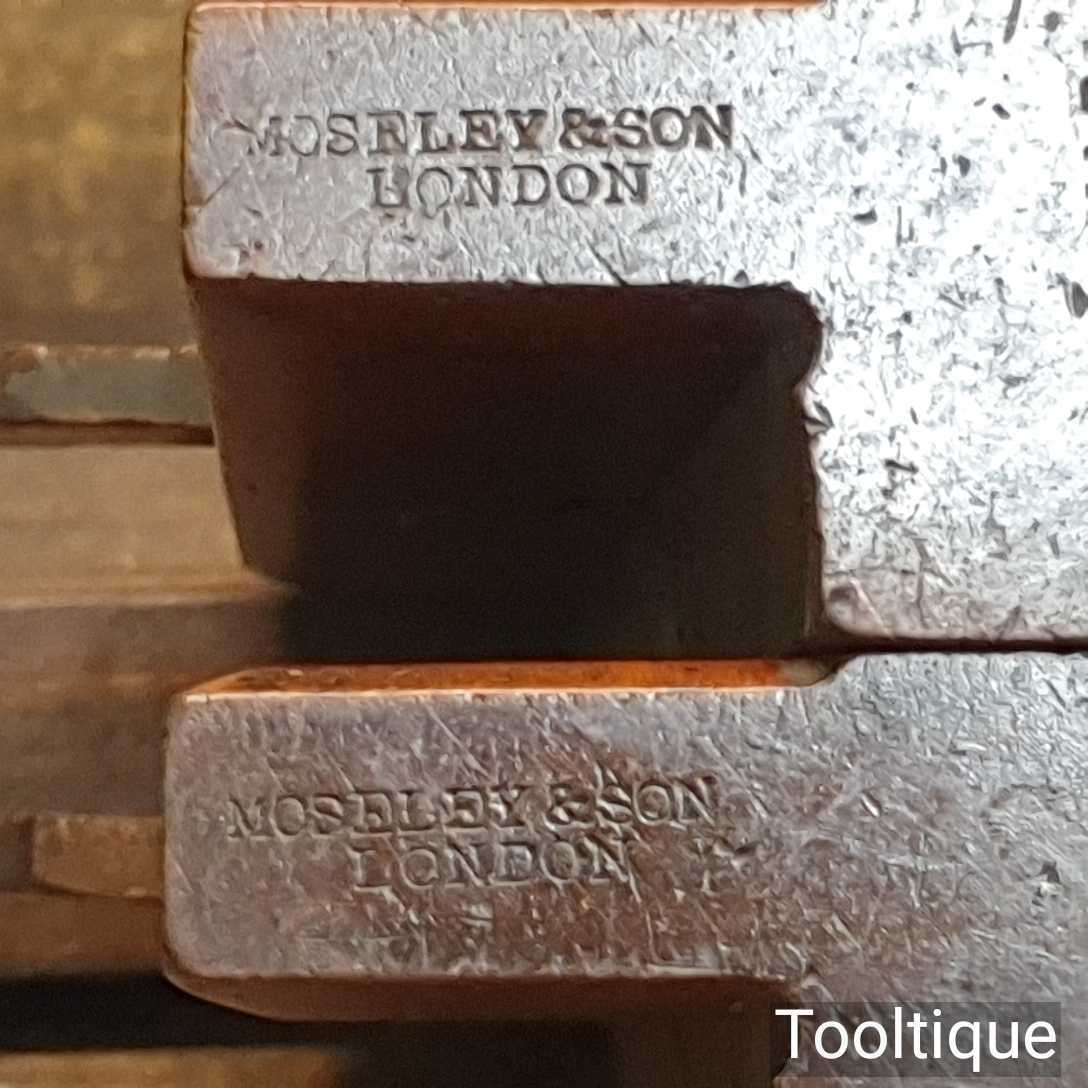 Pair Of Antique John Moseley & Son No 1 & 2 Sash Ovolo Moulding Planes ...