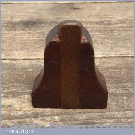 Vintage Mahogany Bell Shaped Dovetailed Depth Gauge | Tooltique