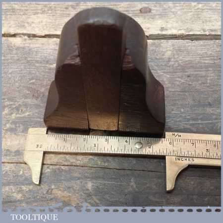 Vintage Mahogany Bell Shaped Dovetailed Depth Gauge | Tooltique