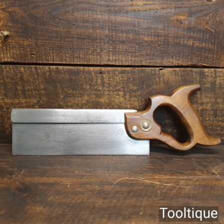 Vintage No: 14 Tyzack Sons & Turner 10” Steel Back Dovetail Saw ...