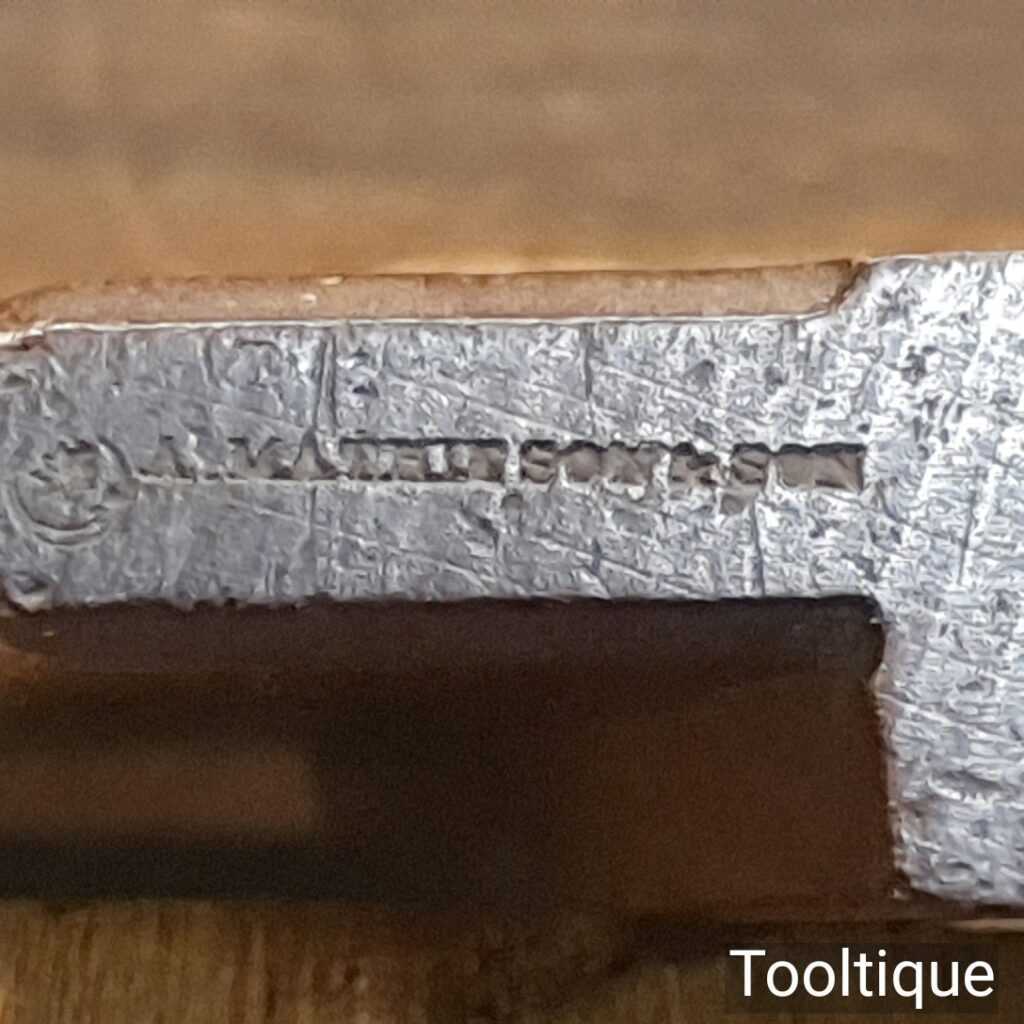 Vintage Alex Mathieson & Son Chamfer Edge Beechwood Moulding Plane ...