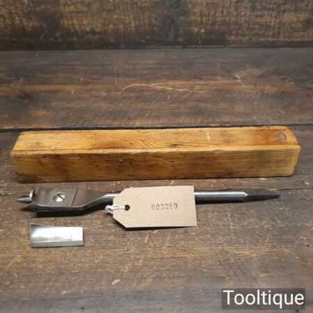 Vintage Wm. Ridgeway Expansion Bit Two Cutters 7/8” – 3” Original Box ...