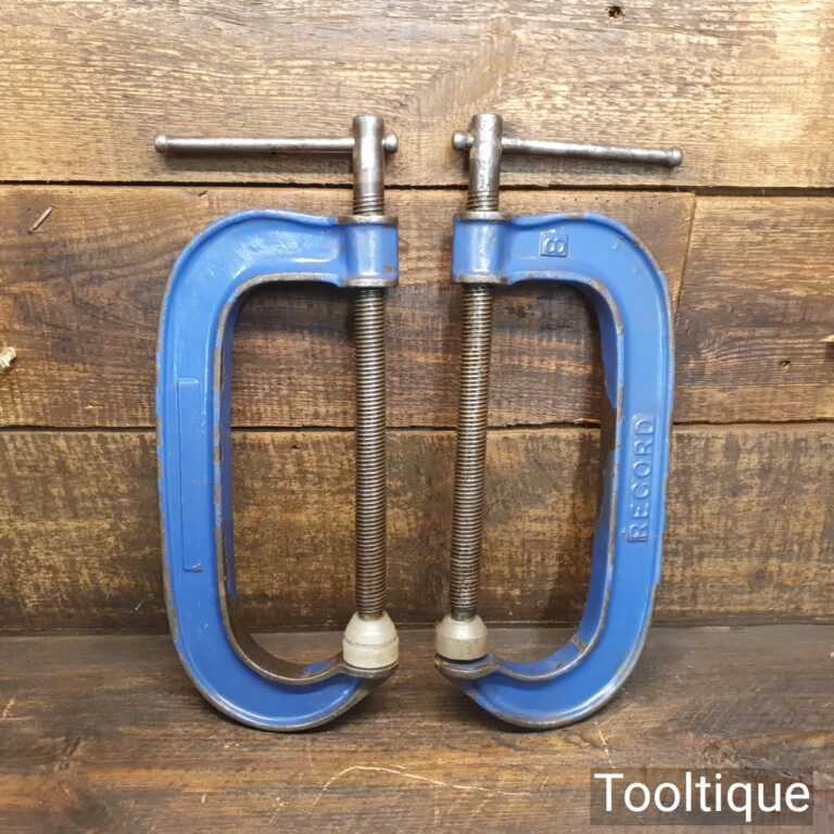 Vintage Pair Record 8” Woodworking Fine Thread G Clamps – Good ...