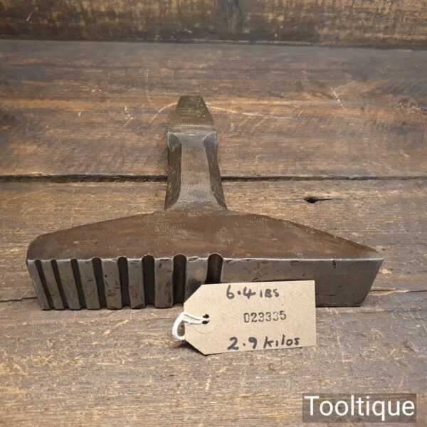 Vintage Blacksmith’s 2.9 kg Metalworking Creasing Iron Swage Forming ...