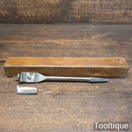 Vintage Wm. Ridgeway Expansion Bit Two Cutters 7/8” – 3” Original Box ...