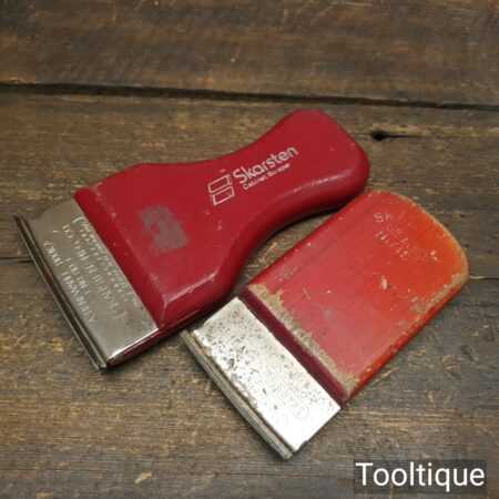 Pair Vintage Skarsten Mfg. Co. USA Cabinet Scrapers – Good Condition ...