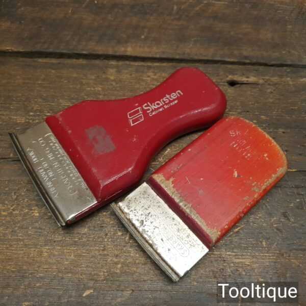 Pair Vintage Skarsten Mfg. Co. USA Cabinet Scrapers – Good Condition ...
